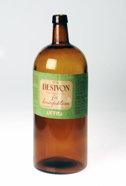 Kringla - flaska, flaska för desinfektionsmedel